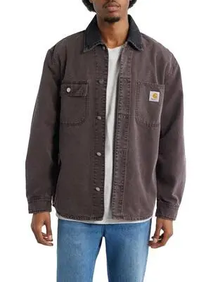 Carhartt Work In Progress Cotton Canvas Shirt Jacket - Palisander
