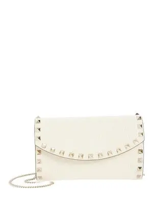 Valentino Garavani Rockstud Crossbody Bag - Light Ivory