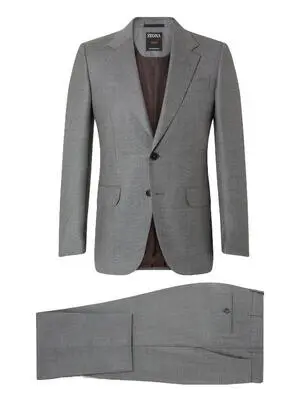 Zegna Centoventimila Wool Suit - Grey