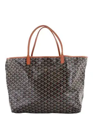 GOYARD Saint Louis Gm Tote Coated Canvas - Brown