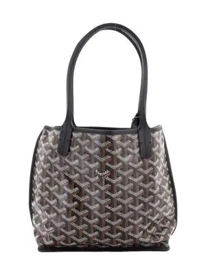 GOYARD Anjou Reversible Mini Tote Coated Canvas - Black
