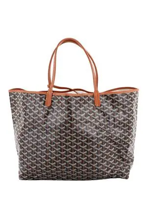 GOYARD Saint Louis Gm Tote Coated Canvas - Brown