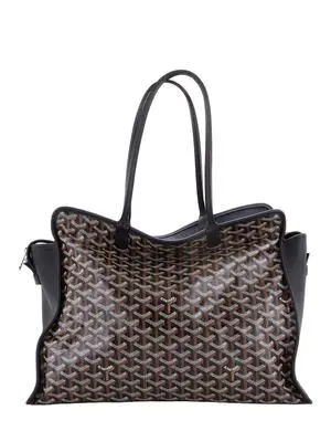 GOYARD Hardy Pet Carrier Coated Canvas Pm - Black
