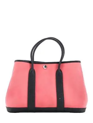 Hermès Garden Party Tote Toile And Leather 30 - Pink
