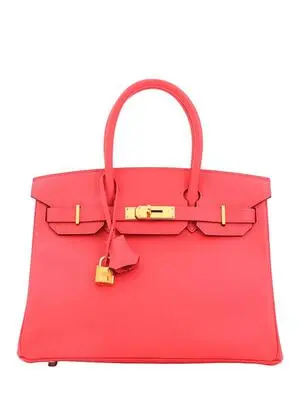 HERMES Birkin Handbag 30 - Rouge Pivoine