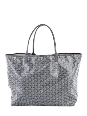 GOYARD Saint Louis Gm Tote Coated Canvas - Gray