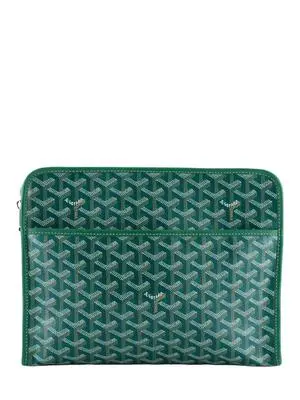 GOYARD Jouvence Toiletry Pouch Coated Canvas Gm - Green