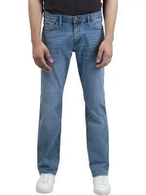 BRISK Ultra Light Wash Straight Leg Jeans - Straight Fit