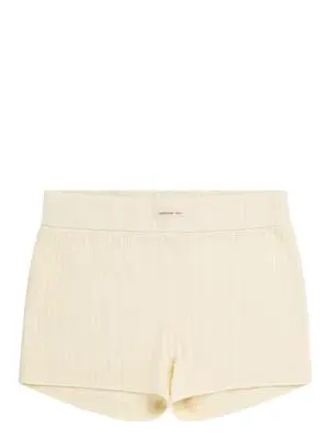 AMUNDSEN Hero's Hide Merino Wool Boxers - Natural/logo