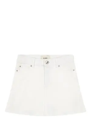 DL1961 Jenny Mini Skirt - White