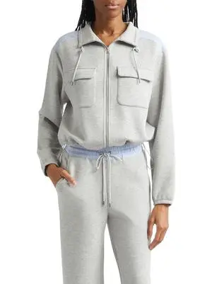 VERONICA BEARD Stellant Mixed Media Jacket