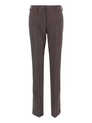 DARKPARK Belt-loops Trousers - Brown