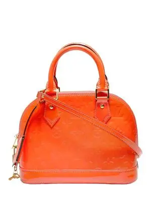 LOUIS VUITTON 2015 Alma Bb Monogram Tote - Orange