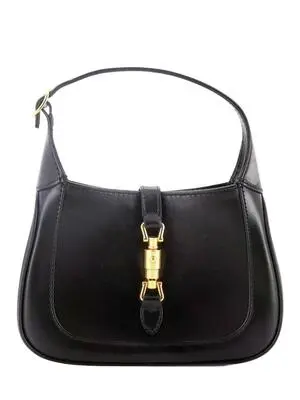 Gucci Jackie 1961 Leather Mini Hobo Bag - Black