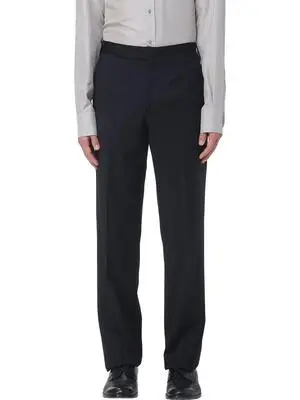 LARDINI Gabardine Tailored Trousers - Black