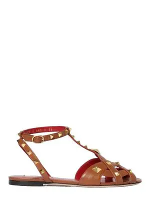 Valentino Garavani Heeled Sandal - Tobacco