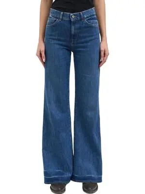 DONDUP Wide Leg Denim Jeans - Blue