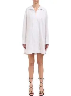 DONDUP Shirt Dress - White