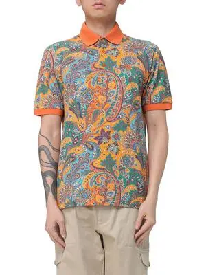 Etro Polo Shirt Men Orange