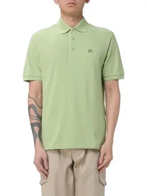 Etro Cotton Polo Shirt With Pegaso Logo - Lime