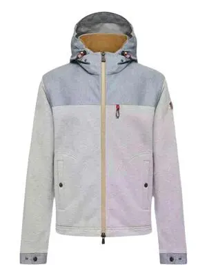 Moncler Hooded Zip Sweater - Grey