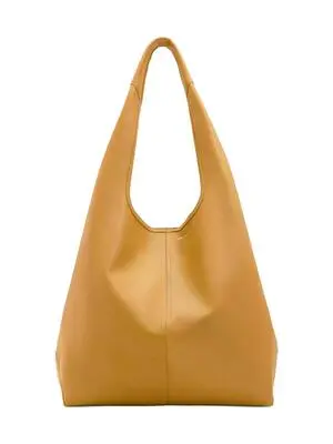 Ami Large Etienne Shoulder Bag - Brown