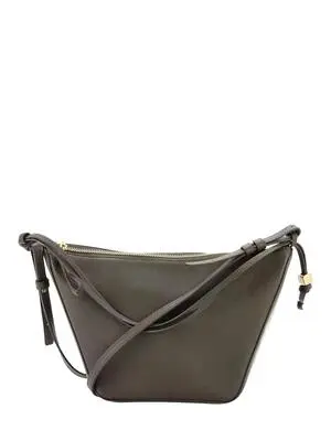 Loewe Hammock Hobo Leather Mini Crossbody Bag - Green