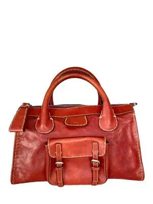 Chloé Edith Leather Handbag - Brown