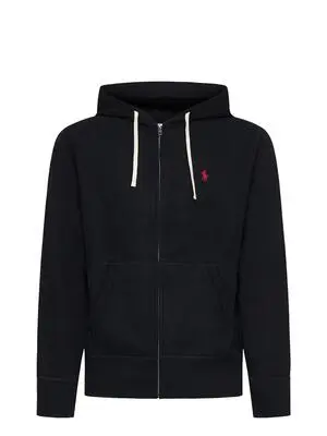 Polo Ralph Lauren Long-sleeve Fleece Full-zip Hoodie - Black
