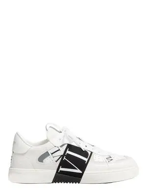 Valentino Garavani Calfskin Vl7n Sneaker - White