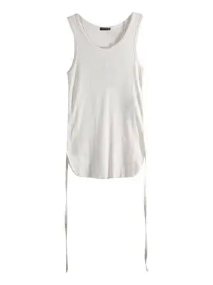 ANN DEMEULEMEESTER Mara Cropped Tank Top - Cream