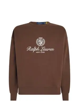 Polo Ralph Lauren Long-sleeve New York Graphic Sweatshirt - Brown