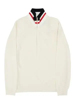 Moncler T-neck Sweater - White