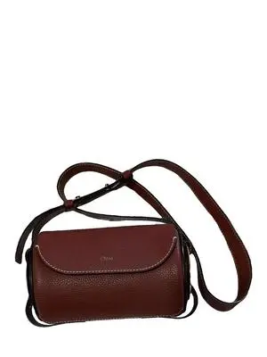 Chloé Darryl Leather Handbag - Brown