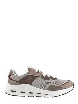On Cloudnova Rift Woven Trainers - Fog Ash