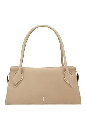 CHRISTIAN LOUBOUTIN Venus Medium Leather Shoulder Bag - Saharienne