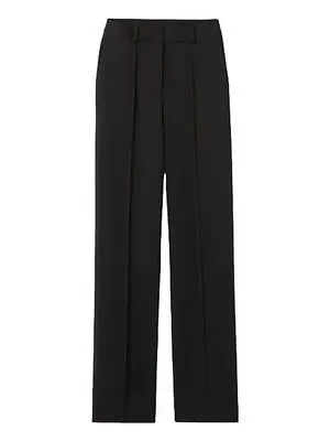 Claudie Pierlot Tailored Straight-leg Woven Trousers - Black