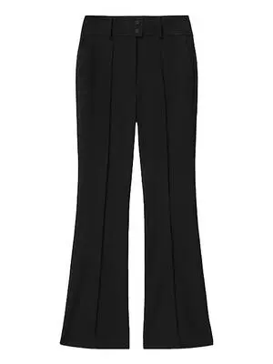 ALLSAINTS Astra Flared Stretch-woven Trousers - Black