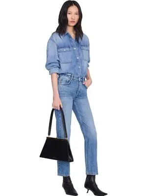 ANINE BING ANINE BING Jane High-Rise Slim Jean Cascade Blue