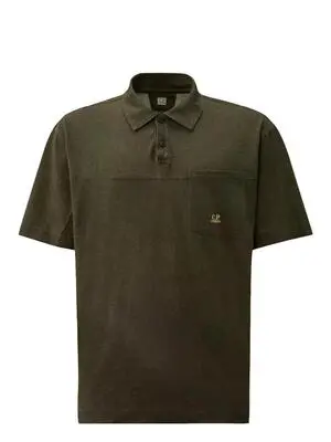C.P. COMPANY Chest-pocket Polo Shirt Green