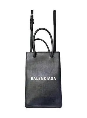 Balenciaga Mini Shopping Bag - Black