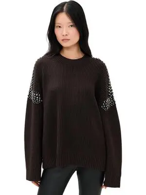 A.L.C. Lennox Sweater - Deepest Brown