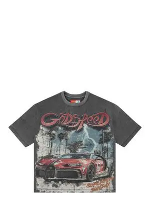 GODSPEED Gatti Miami Superrun T-shirt - Grey Wash
