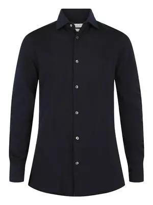 SLOWEAR Glanshirt Collared Buttonup Shirt - Blue