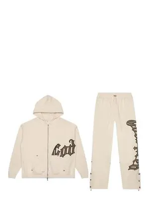 GODSPEED Og Logo V2 Sweatsuit - Creme/brolive
