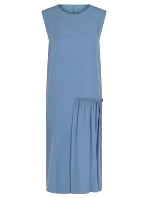 FERRAGAMO Sleeveless Midi Dress - Light Blue