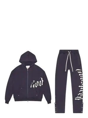GODSPEED Og Logo Sweatsuit V2 Sweatsuit - Navy Blue
