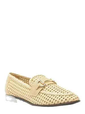 AREZZO Nola Woven Bit Loafer - Panacota