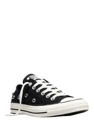 CONVERSE Chuck Taylor® All Star® Beaded Low Top Sneakers Black/egret/black