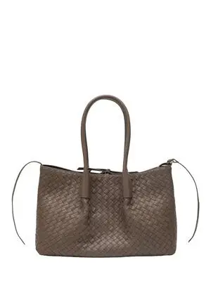 Bottega Veneta Pinacoteca Medium Intrecciato Tote - Brown